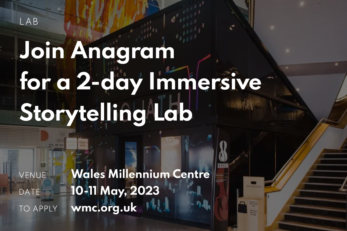Anagram presents a 2-day Immersive Storytelling Lab - Goliath